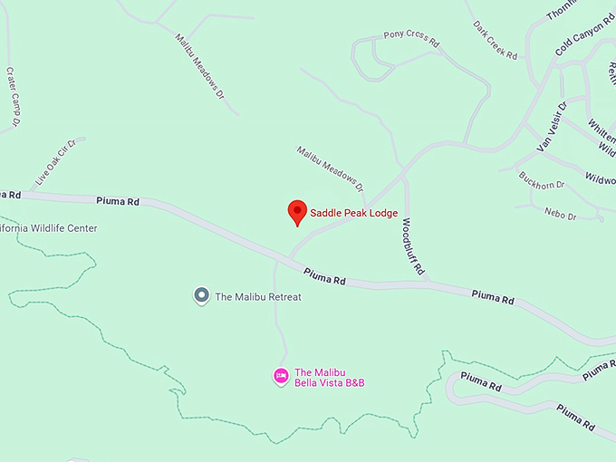 16. saddle peak lodge map