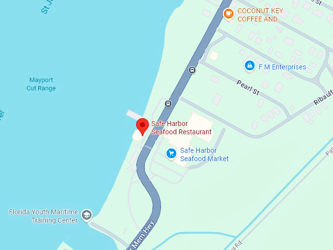 16. safe harbor seafood restaurant map