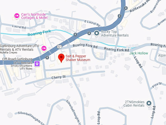 16. salt & pepper shaker museum map