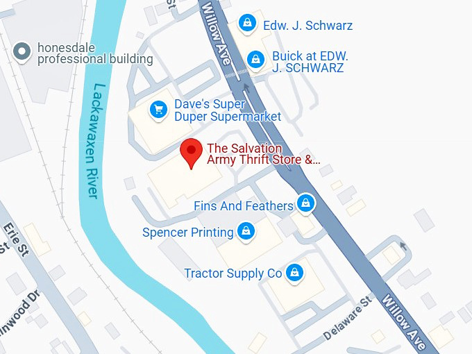 16. salvation army map