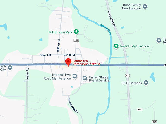 16. samosky&rsquo;s pizza map