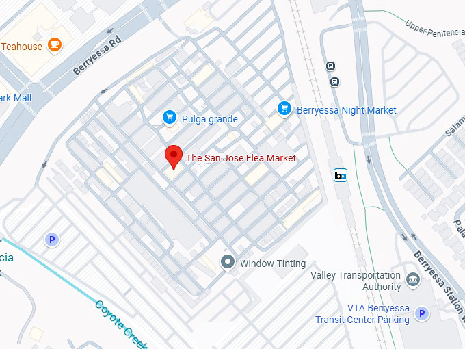 16. san jose flea market map