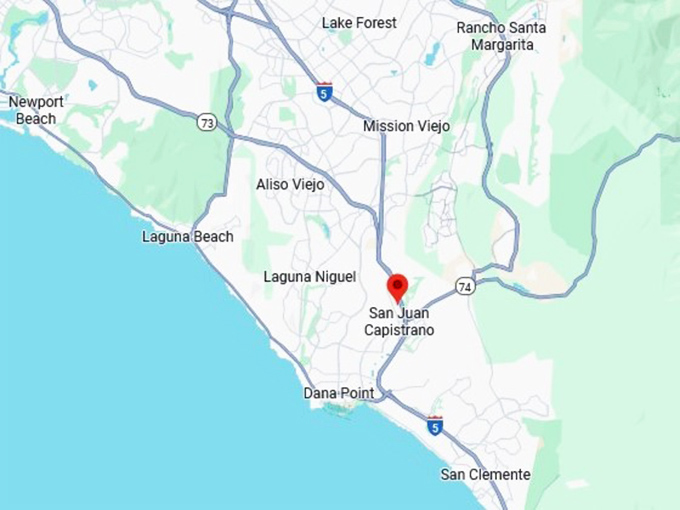 16. san juan capistrano map