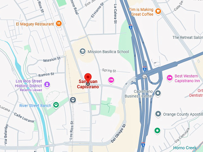 16. san juan capistrano map