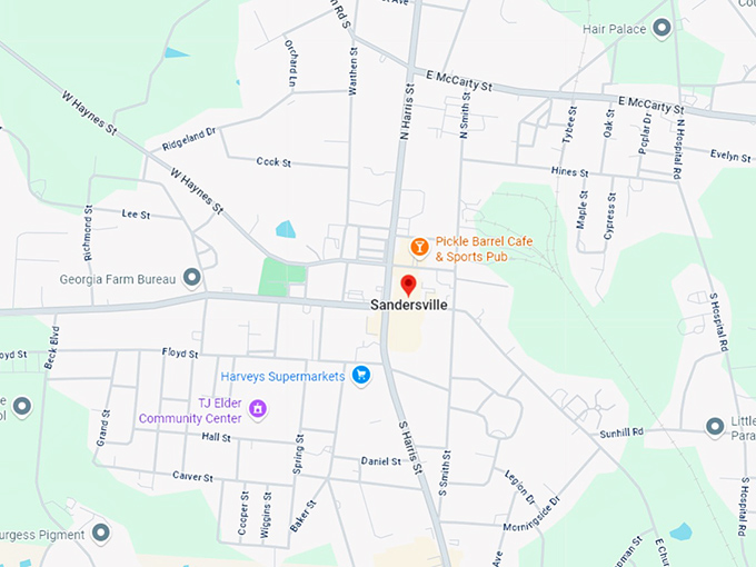 16. sandersville map