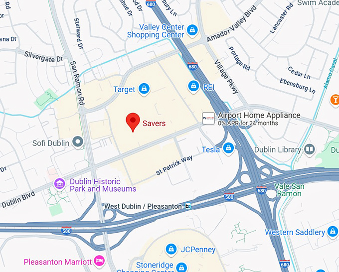 16. savers (7117 regional st) map