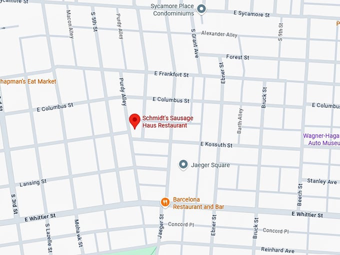 16. schmidt&rsquo;s sausage haus restaurant map