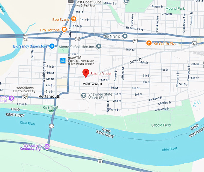 scioto ribber map