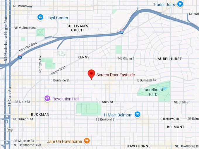 16. screen door eastside map