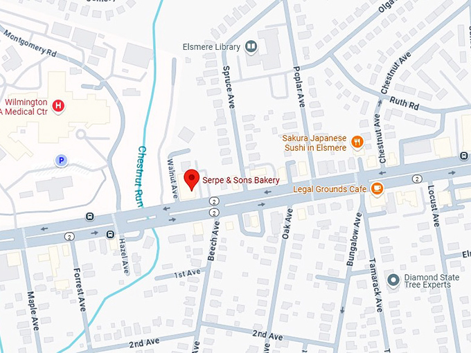 16. serpe & sons bakery map