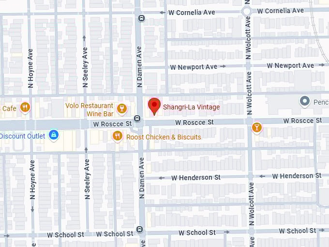 16. shangri‑la vintage map