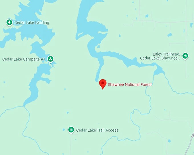 16. shawnee national forest map