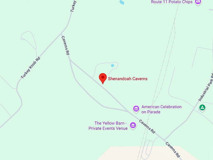16. shenandoah caverns map