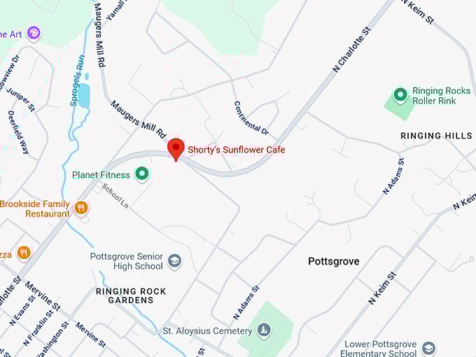 16. shorty's sunflower cafe map