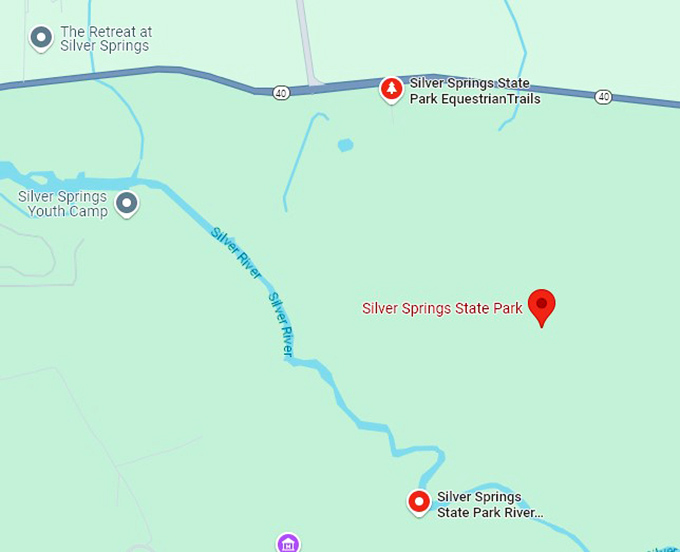 16. silver springs state park map