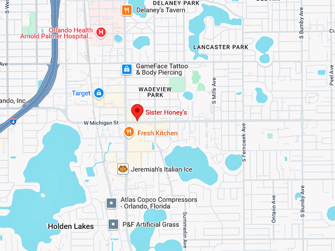 16. sister honey's map