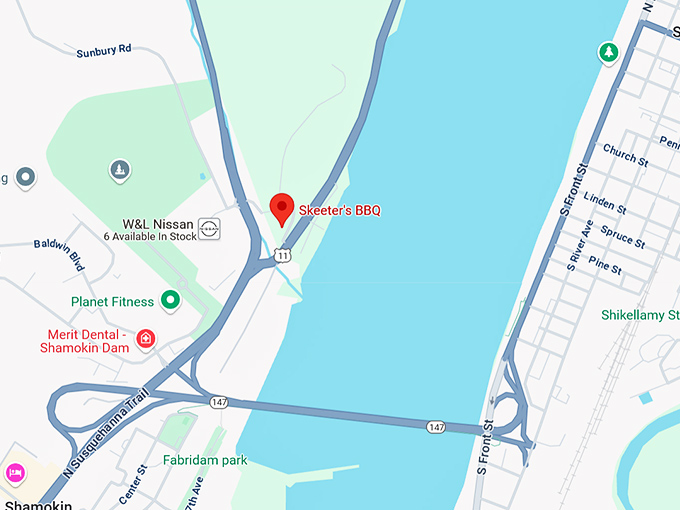 16. skeeter's bbq map