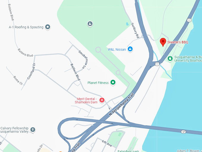 16. skeeter's bbq map