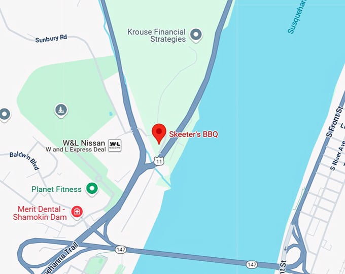 16. skeeter's bbq map