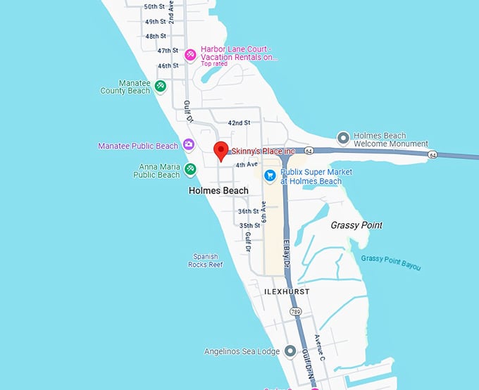 16. skinny's place inc. map