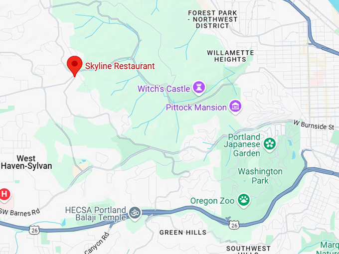 16. skyline restaurant map