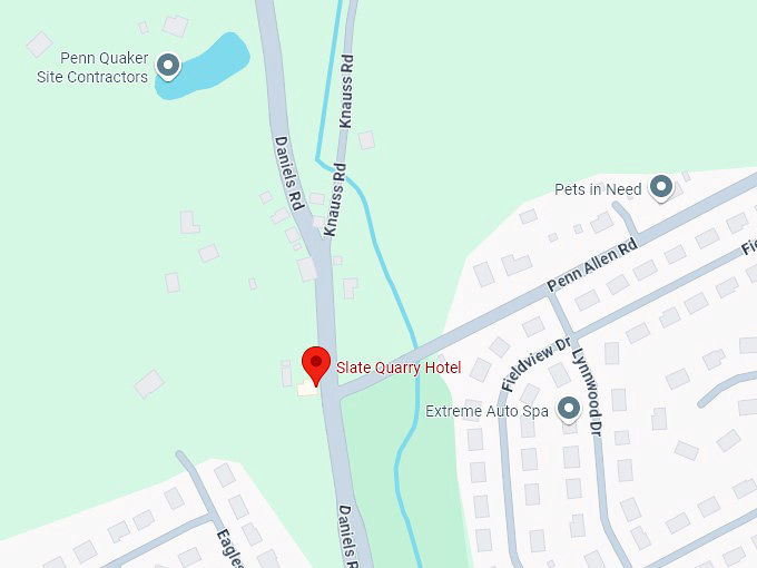 16. slate quarry hotel map
