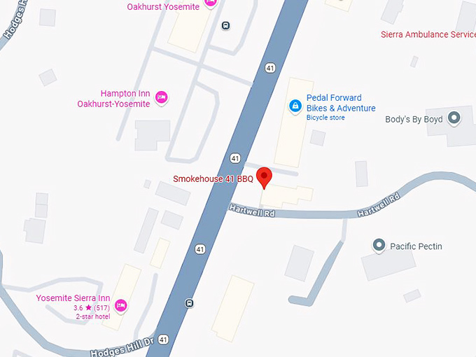 16. smokehouse 41 bbq map