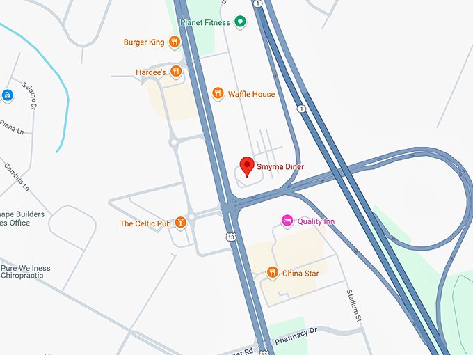 16. smyrna diner map