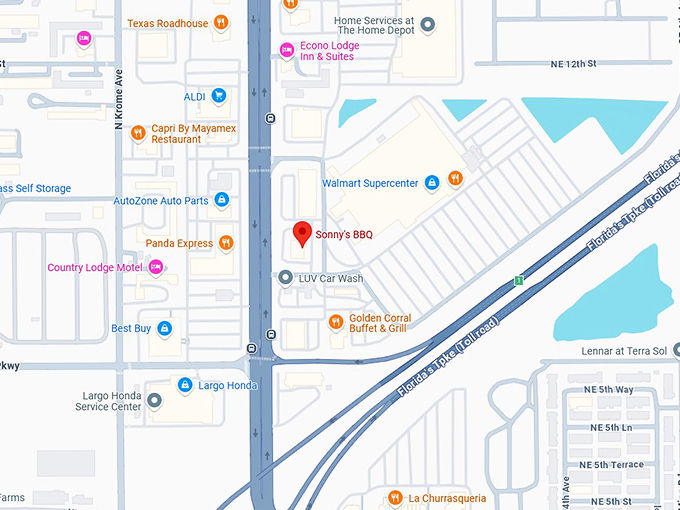 16. sonny's bbq map