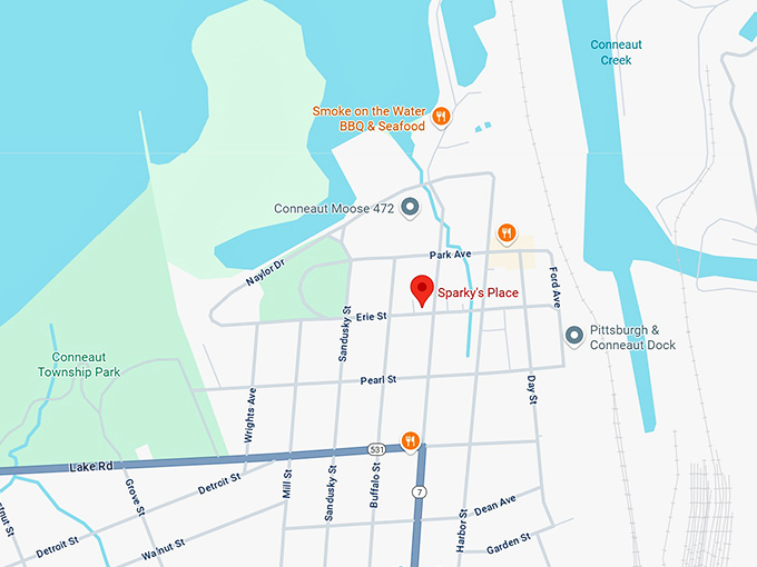 16. sparky's place map