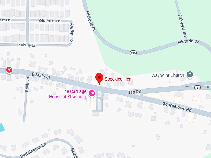 16. speckled hen map