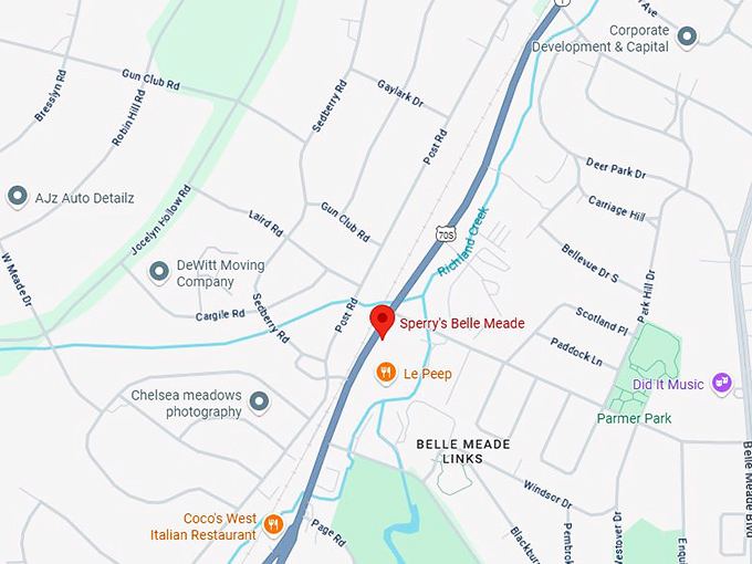 16. sperry's belle meade map