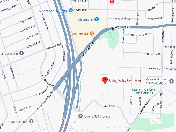 16. spring valley swap meet map
