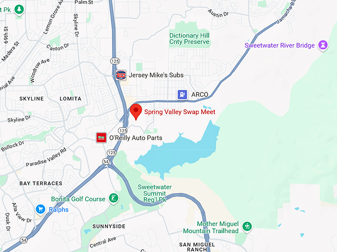 16. spring valley swap meet map