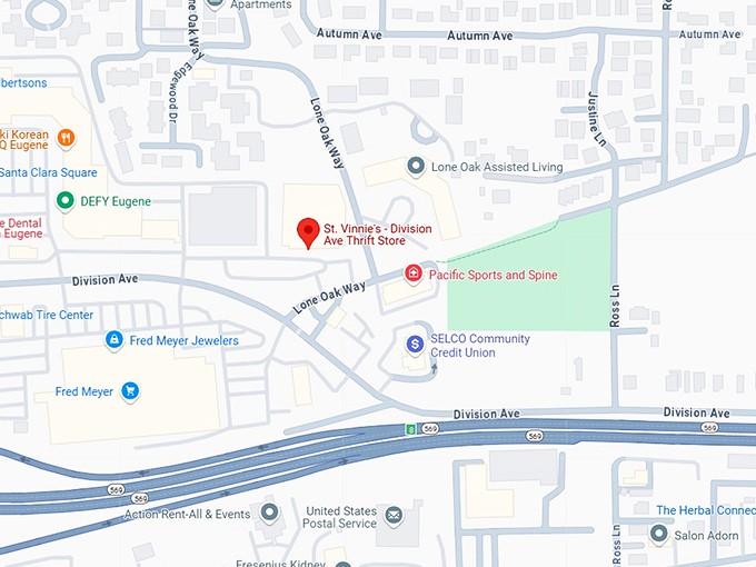 16. st. vinnie's division ave thrift store map