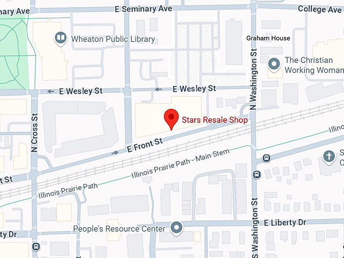 16. stars resale shop map