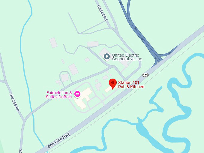 16. station 101 pub & kitchen map