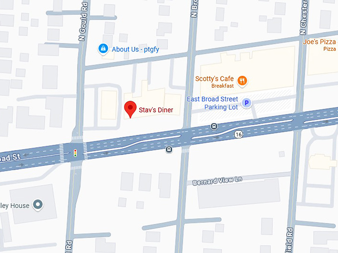 16. stav's diner map