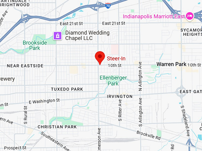 16. steer‑in restaurant map