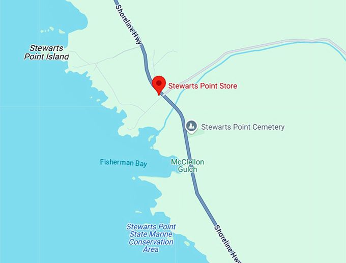 16. stewarts point store map