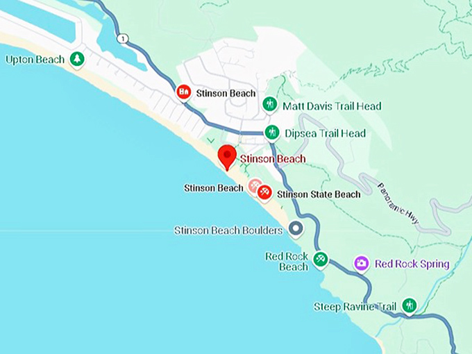16. stinson beach map