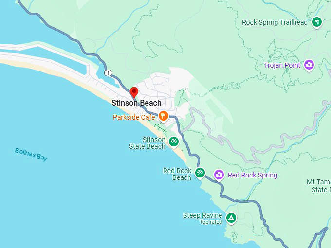 16. stinson beach map