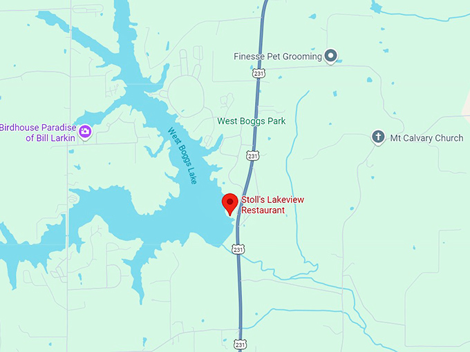16. stoll's lakeview restaurant map