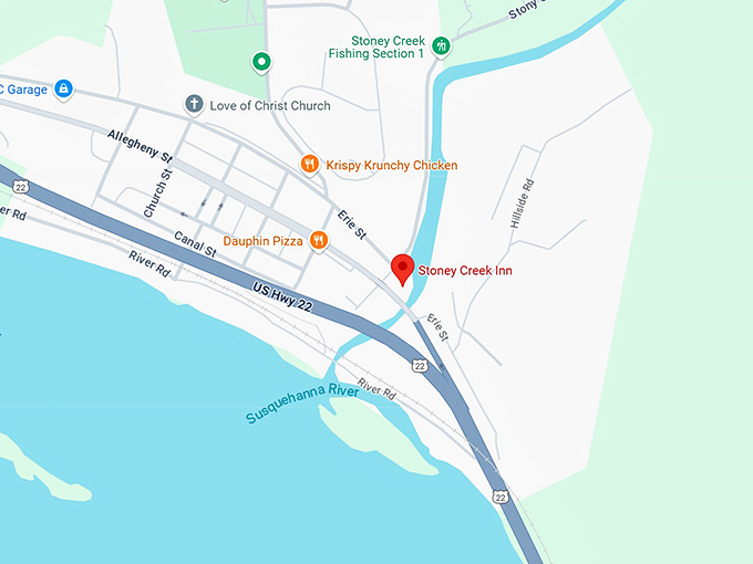 16. stoney creek inn map