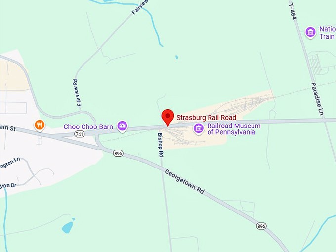 16. strasburg rail road map