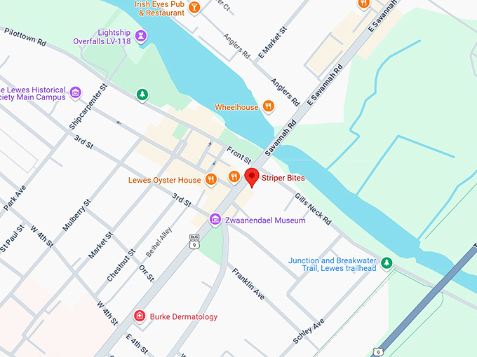 16. striper bites map