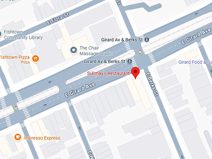 16. sulimay's restaurant map