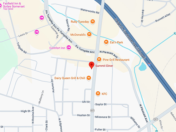 16. summit diner map