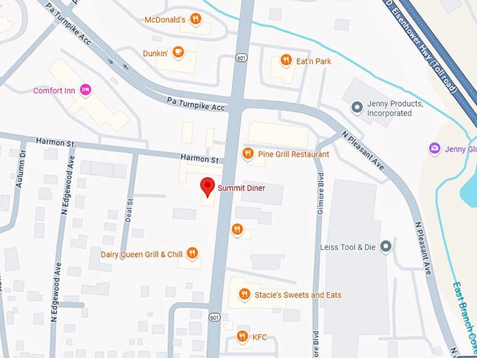 16. summit diner map