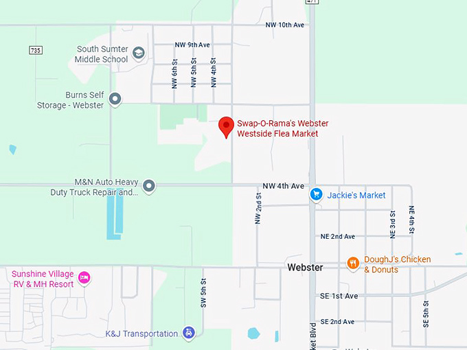 16. swap o rama's webster westside flea market map1